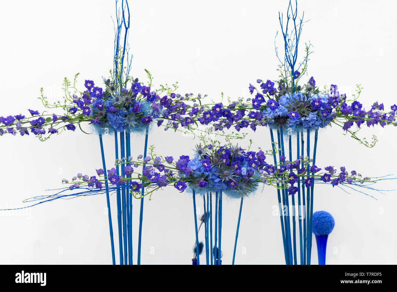 Blue Delphinium Flower Bouquet