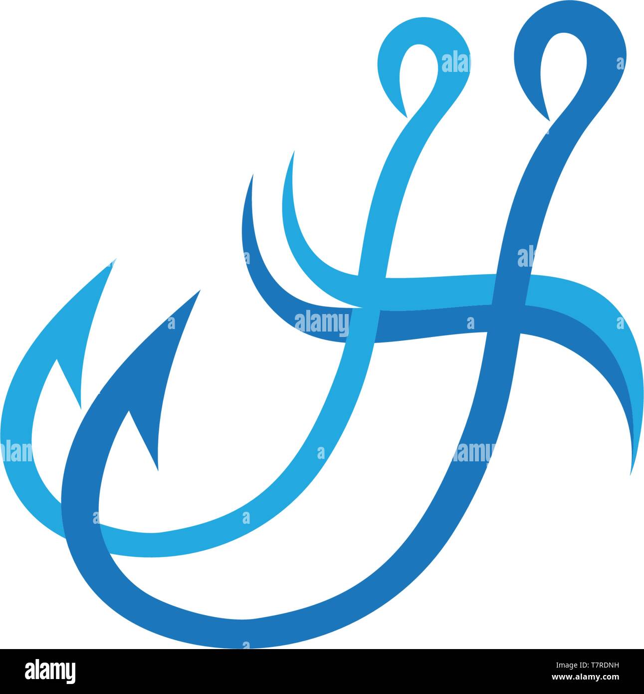 hook symbol and logo icon vector Stock Vector Image & Art - Alamy