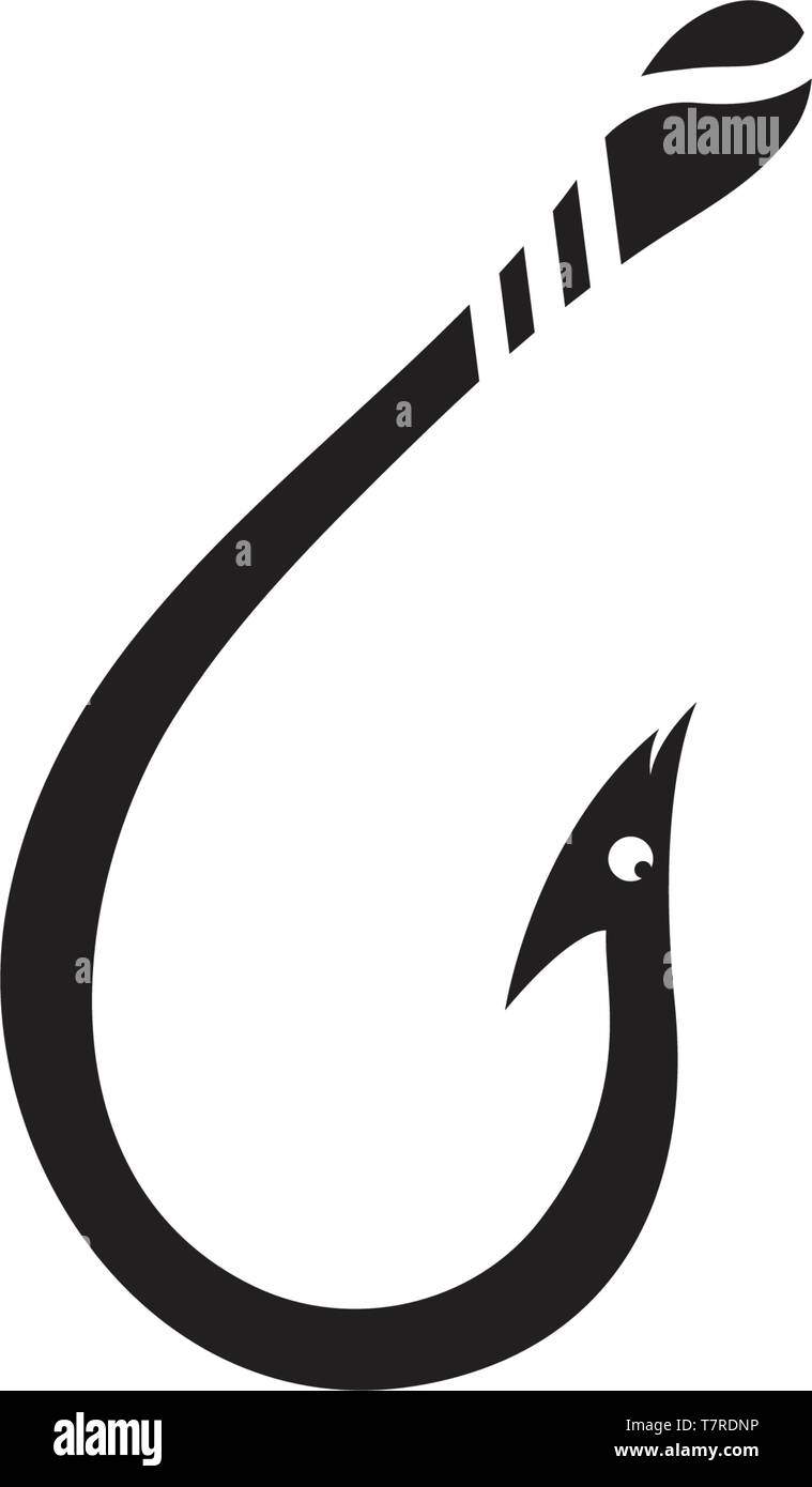 hook symbol and logo icon vector Stock Vector Image & Art - Alamy
