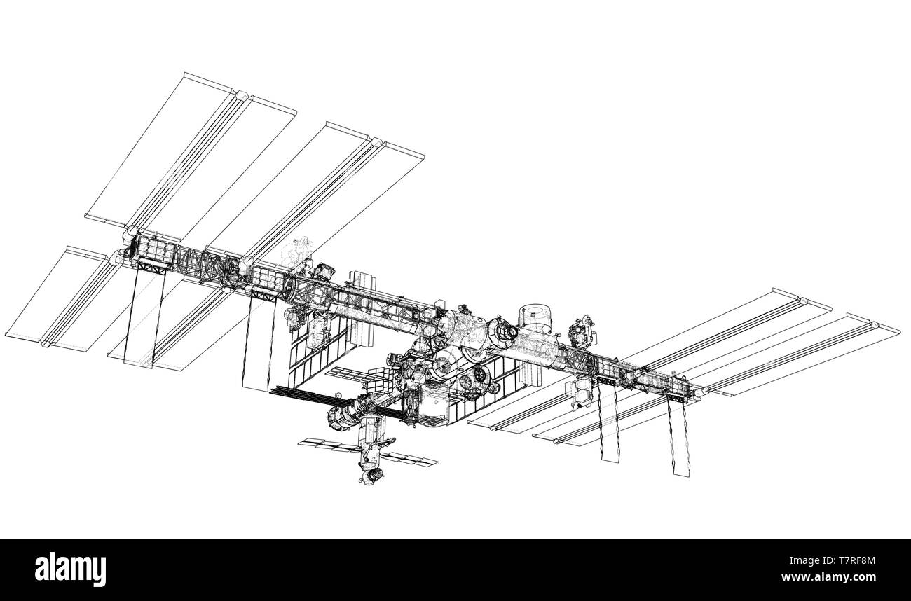 Iss structure Cut Out Stock Images & Pictures - Alamy