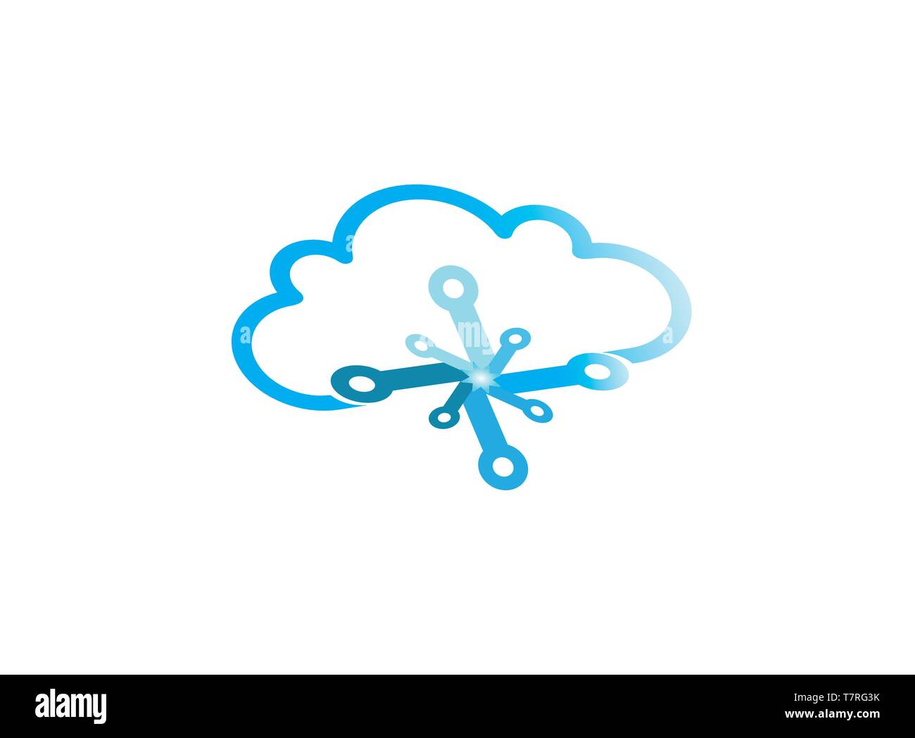 Technology infinity data link Cut Out Stock Images & Pictures - Alamy