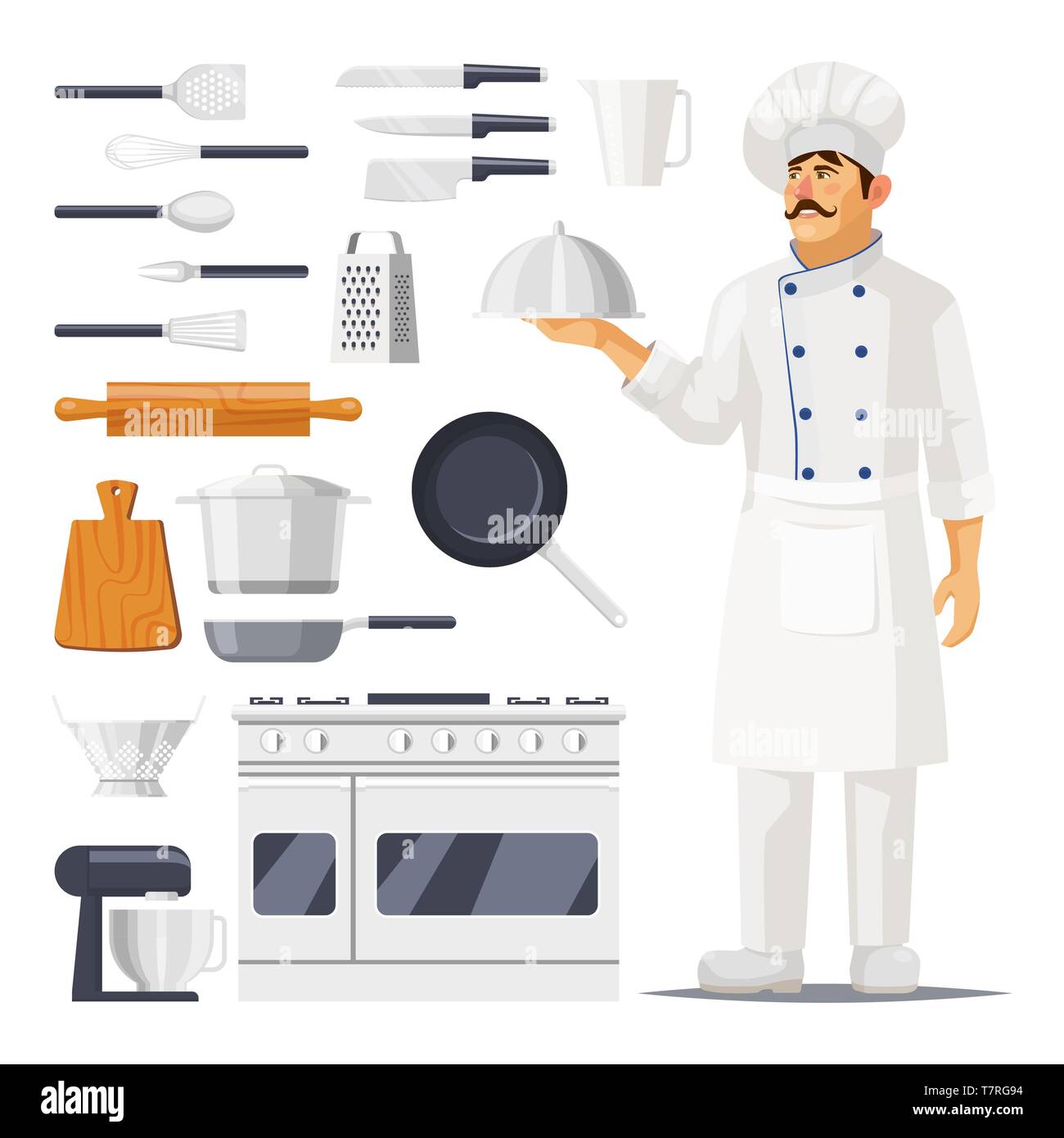 Cook with hat Cut Out Stock Images & Pictures - Alamy