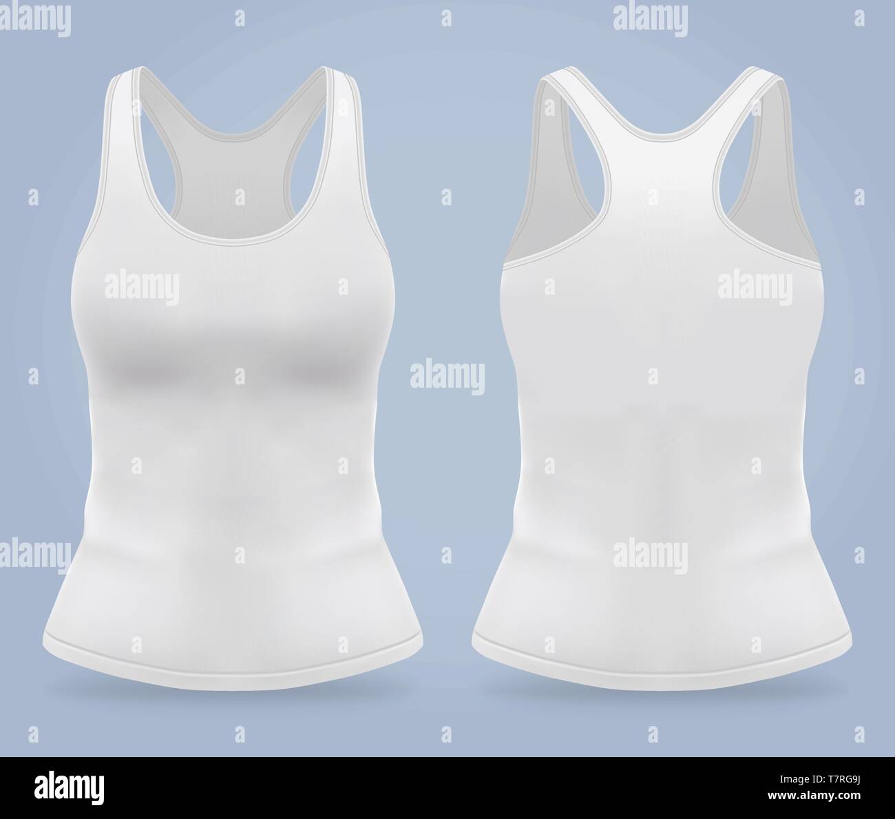 Front view slim female Stock Vector Images - Alamy