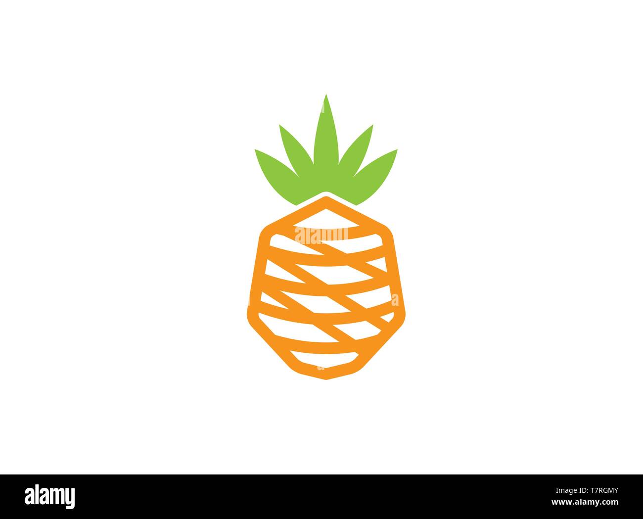 Logo ananas hi-res stock photography and images - Alamy