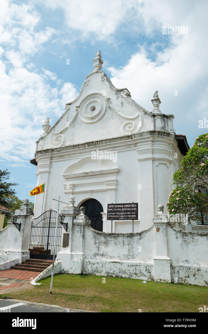 Dutch Reformed Church (Groote Kerk) b. 1755 inGalle, Southern Province ...