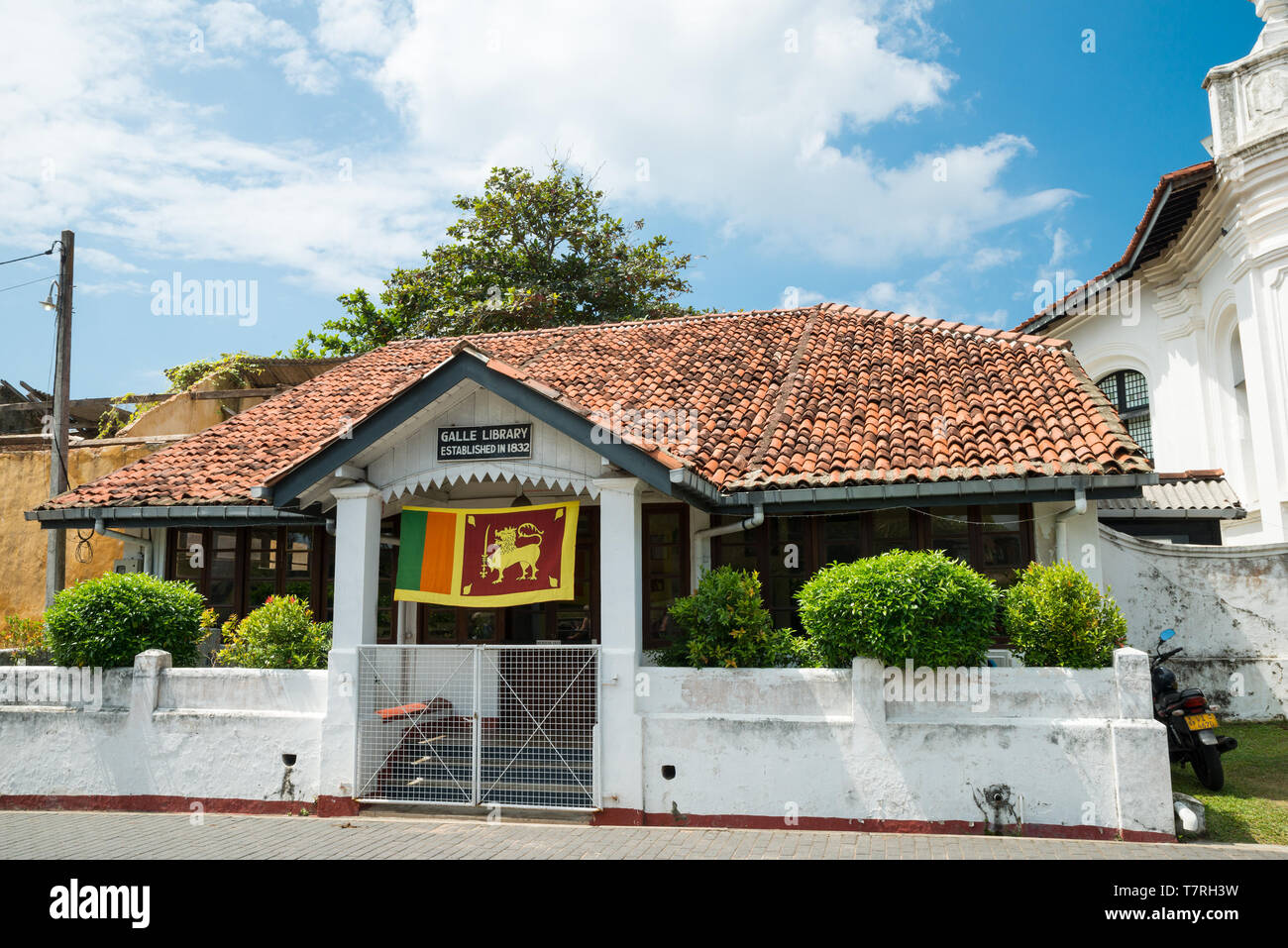 Library in Galle, Southern Province, Sri Lanka Stock Photo - Alamy