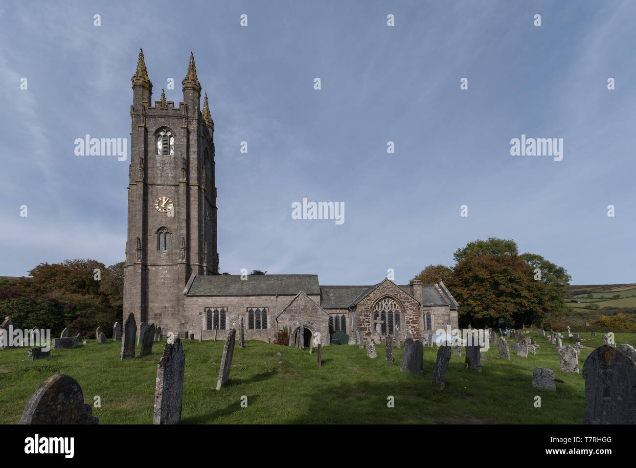Widecombe churchyard hi-res stock photography and images - Alamy