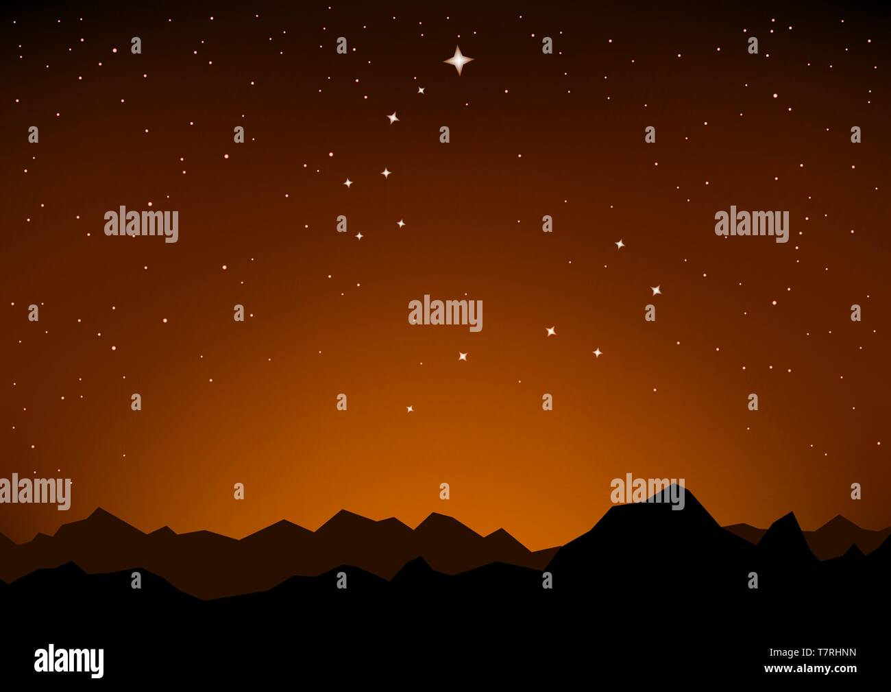 Big north mountain Stock Vector Images - Alamy