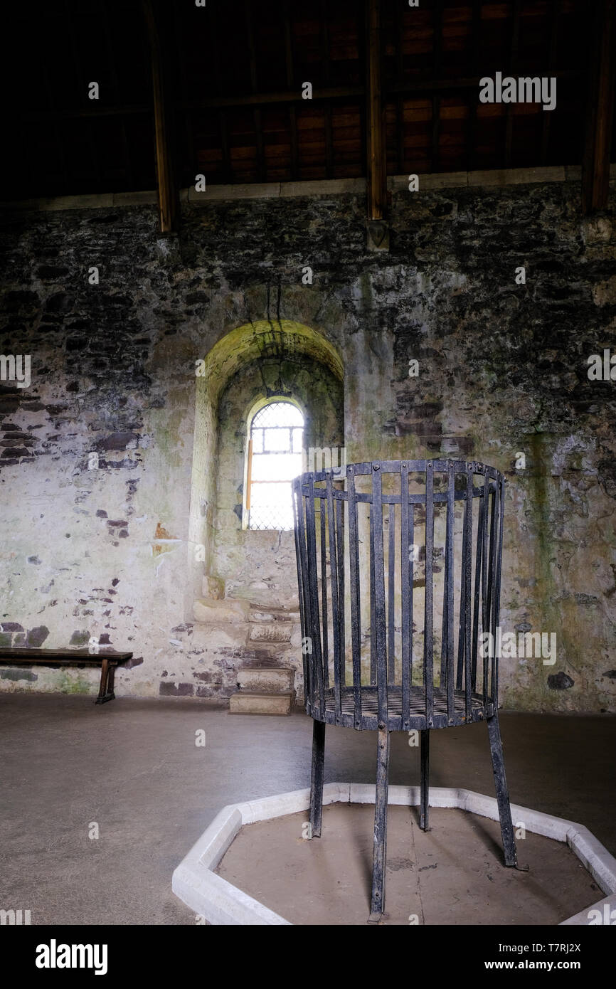 Inside the remains of Doune Castle in Scotland Stock Photo - Alamy