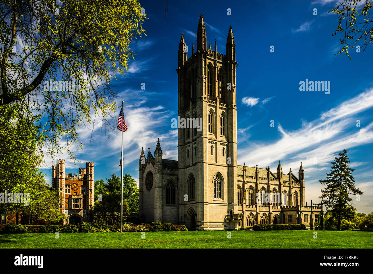 Trinity College Chapel Trinity College Hartford, Connecticut, USA Stock ...