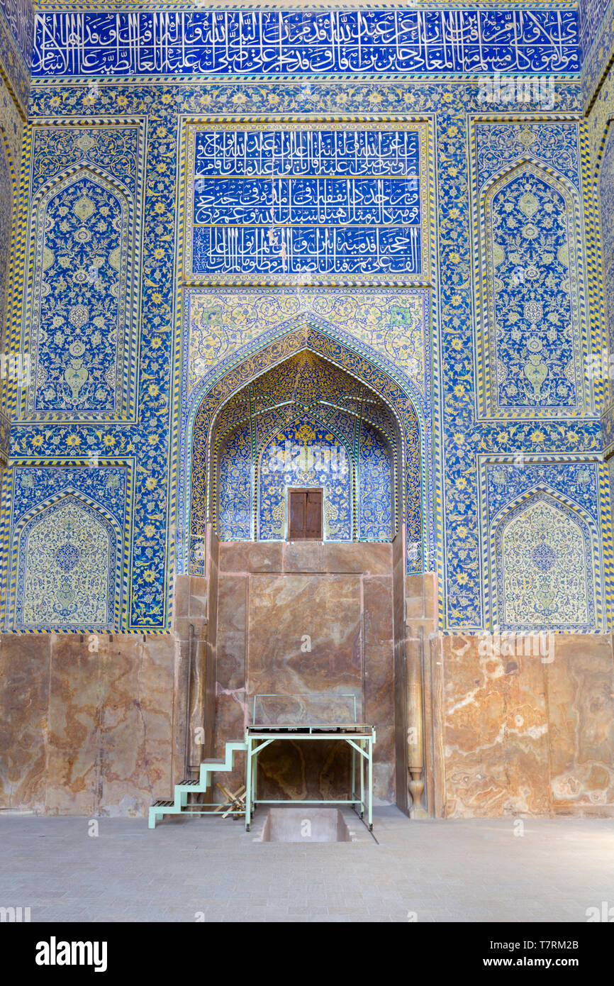 The main sanctuary of Masjed-e Shah, or Masjed-e Imam mosque, Esfahan ...