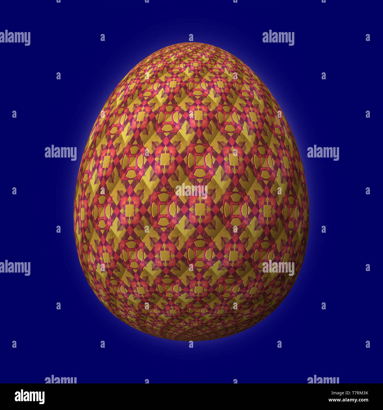 Happy Easter Frohe Ostern Artfully Designed And Colorful Easter Egg