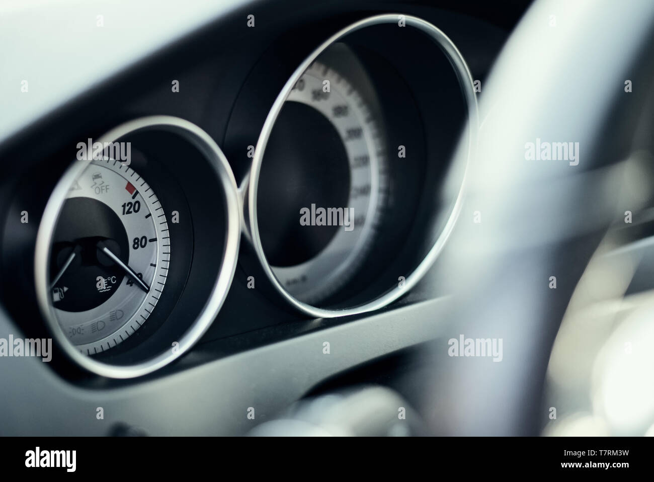 Modern car dashboard front view, close up Stock Photo - Alamy