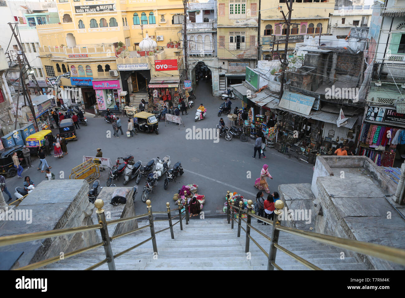 India udaipur view skyline udaipur hi-res stock photography and images ...