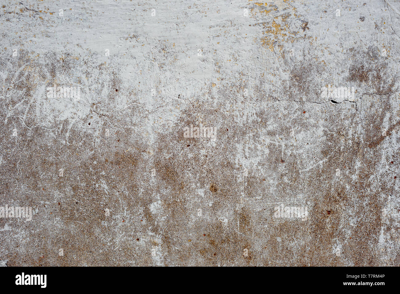 Detail of dirty cracked concrete wall. Copy space Stock Photo - Alamy