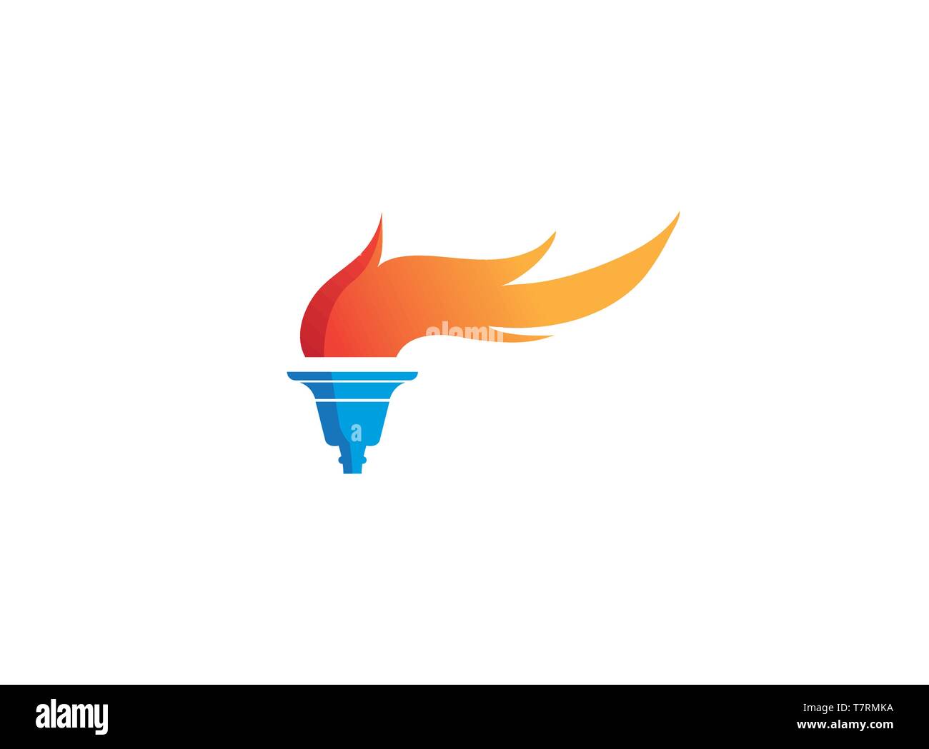 Torch Flame Logo Ignite Logo Photos And Images & Pictures