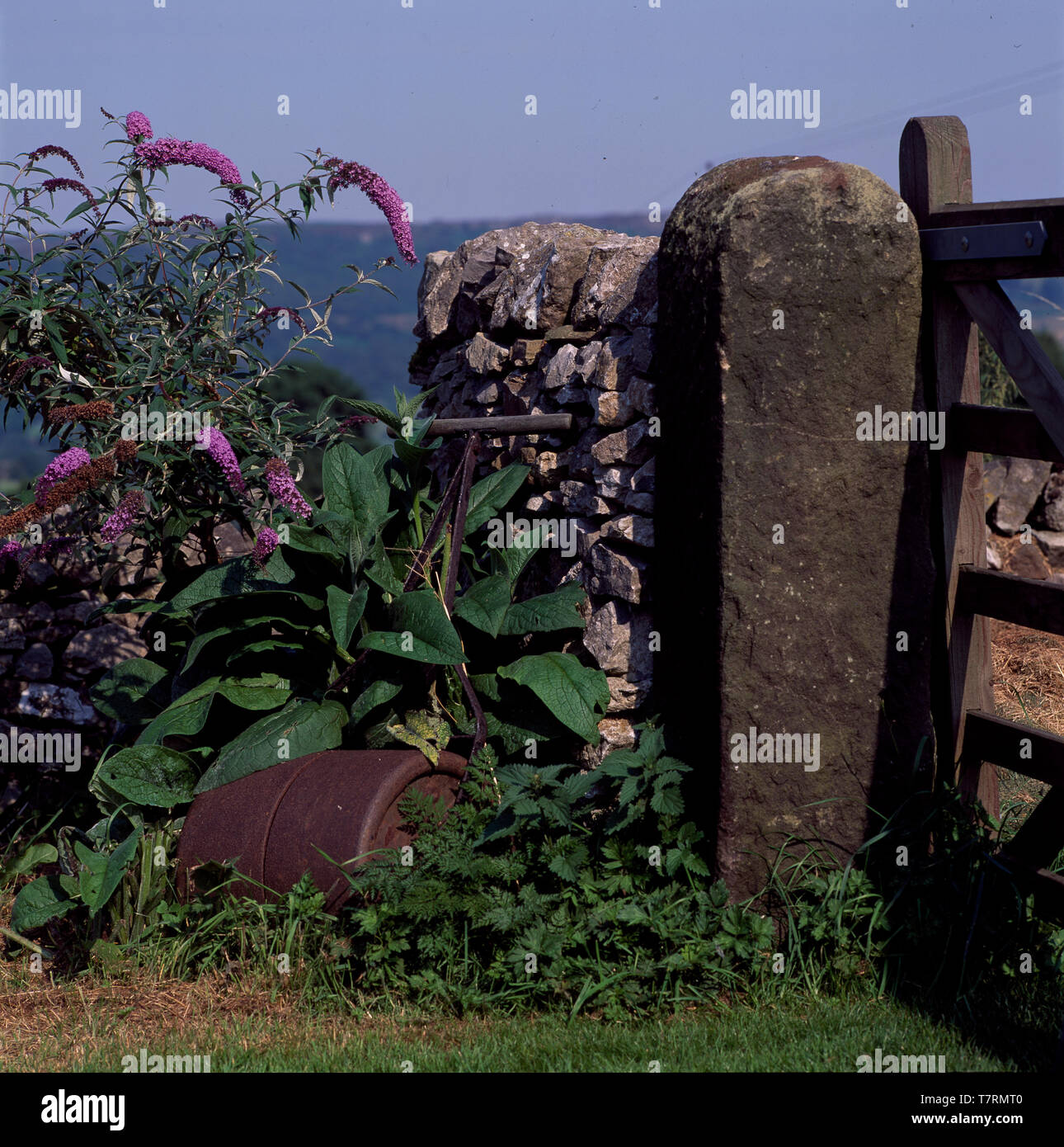 Stone gate post hi-res stock photography and images - Alamy