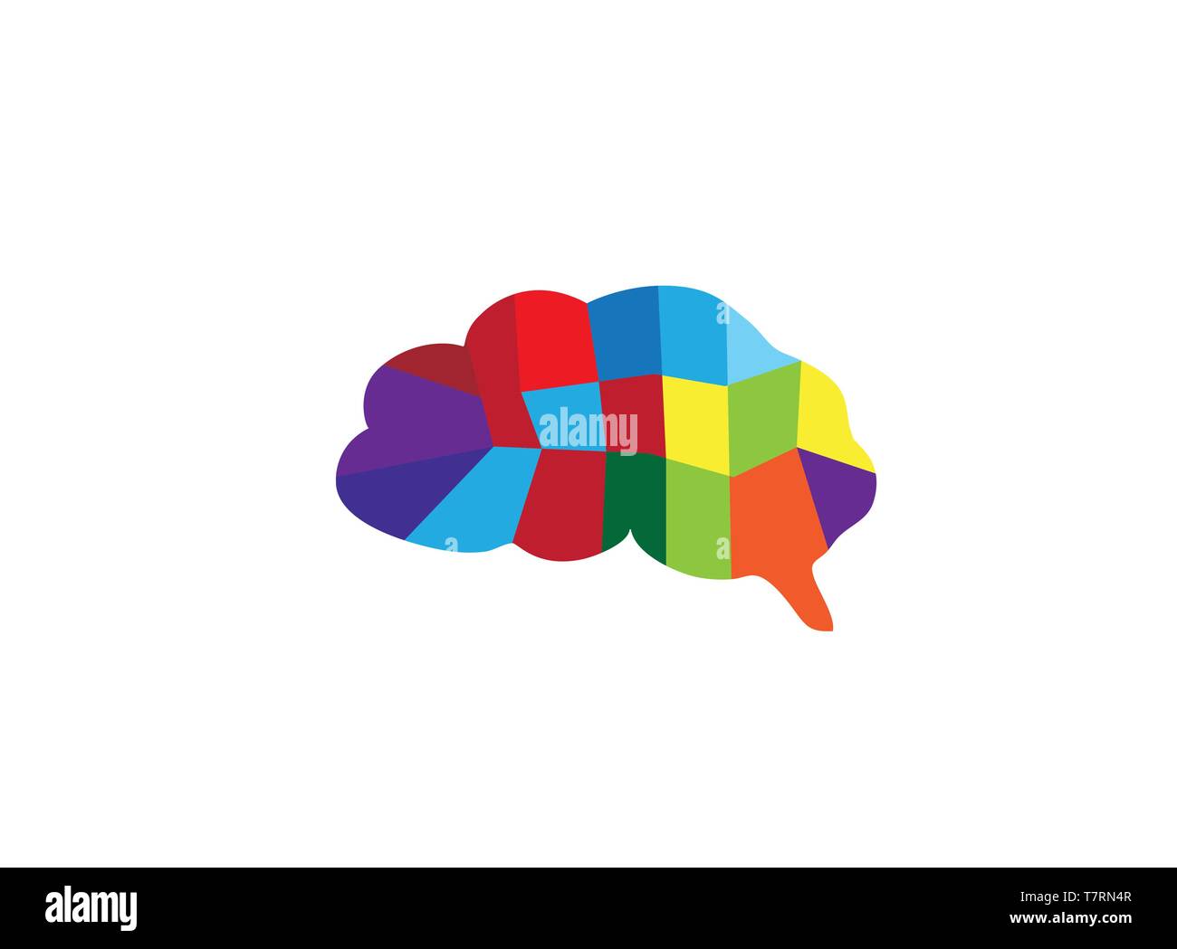 Parts of brain vector vectors hi-res stock photography and images - Alamy