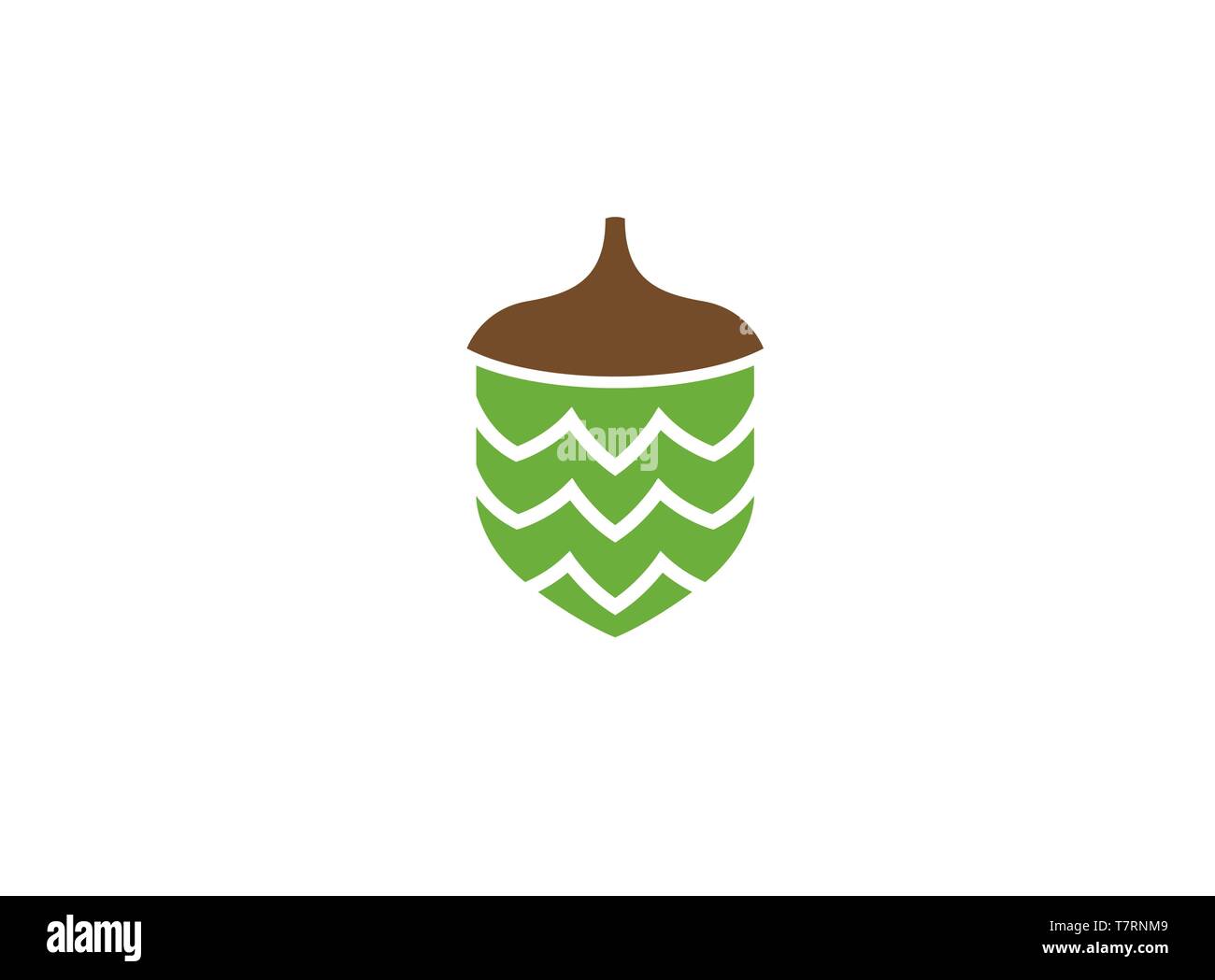 Hazelnut nut color icon Stock Vector Images - Alamy