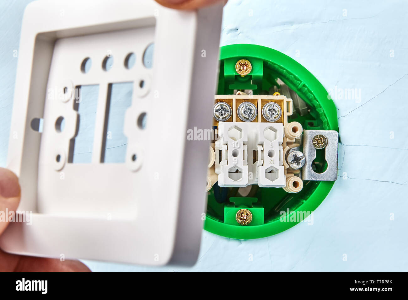 Installing socket hi-res stock photography and images - Alamy