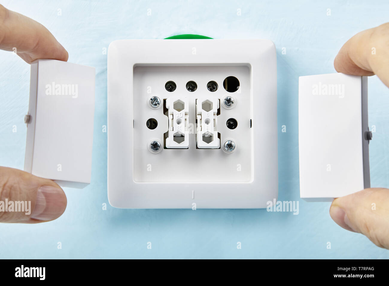 Two push buttons hi-res stock photography and images - Alamy