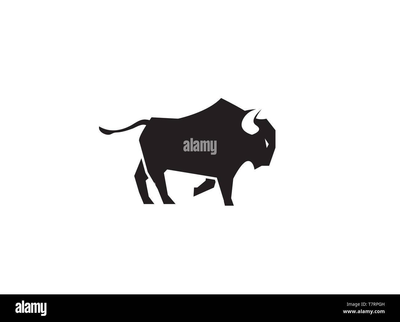 Mad buffalo Stock Vector Images - Alamy