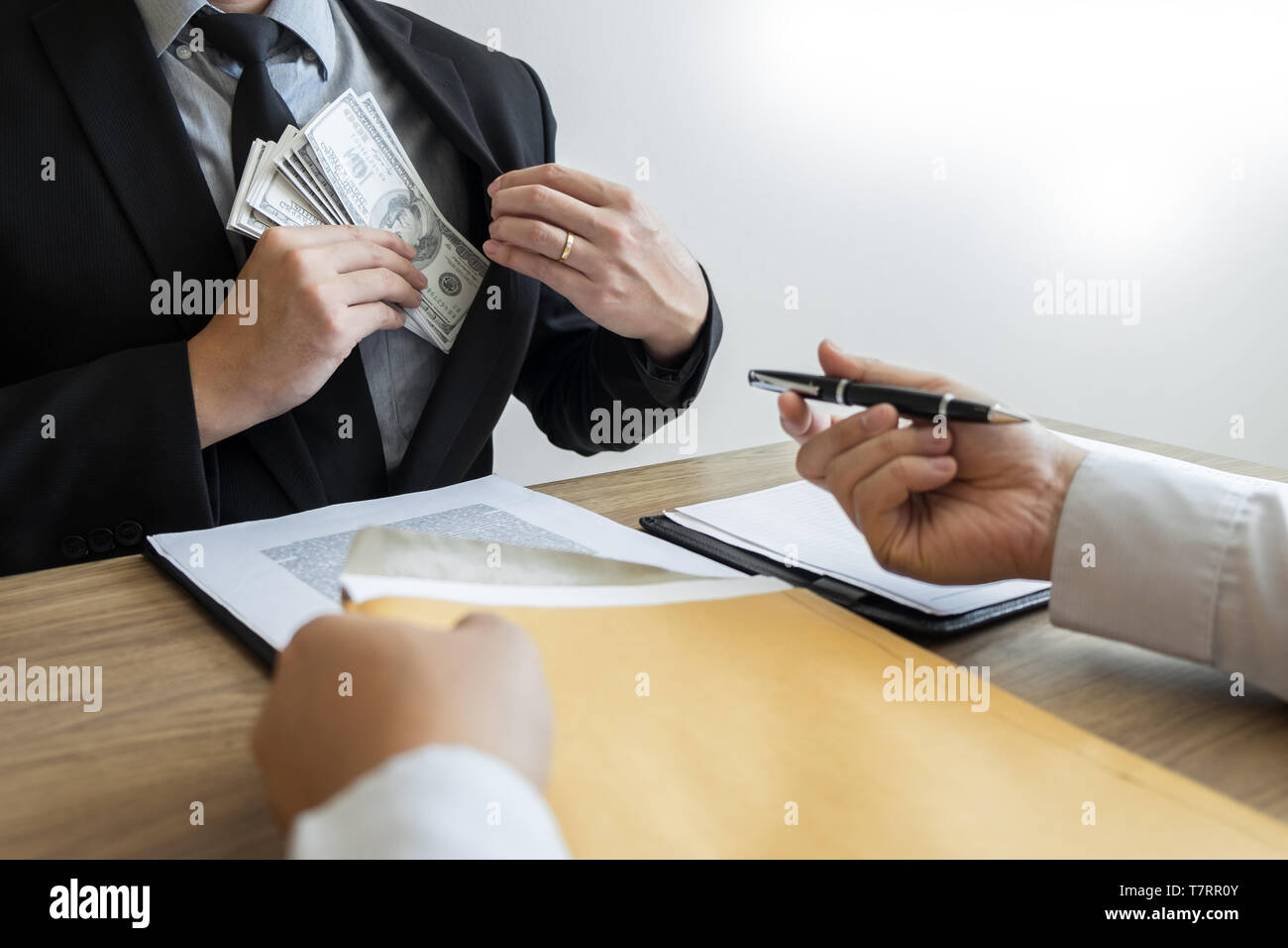 Corrupted businessman hi-res stock photography and images - Alamy