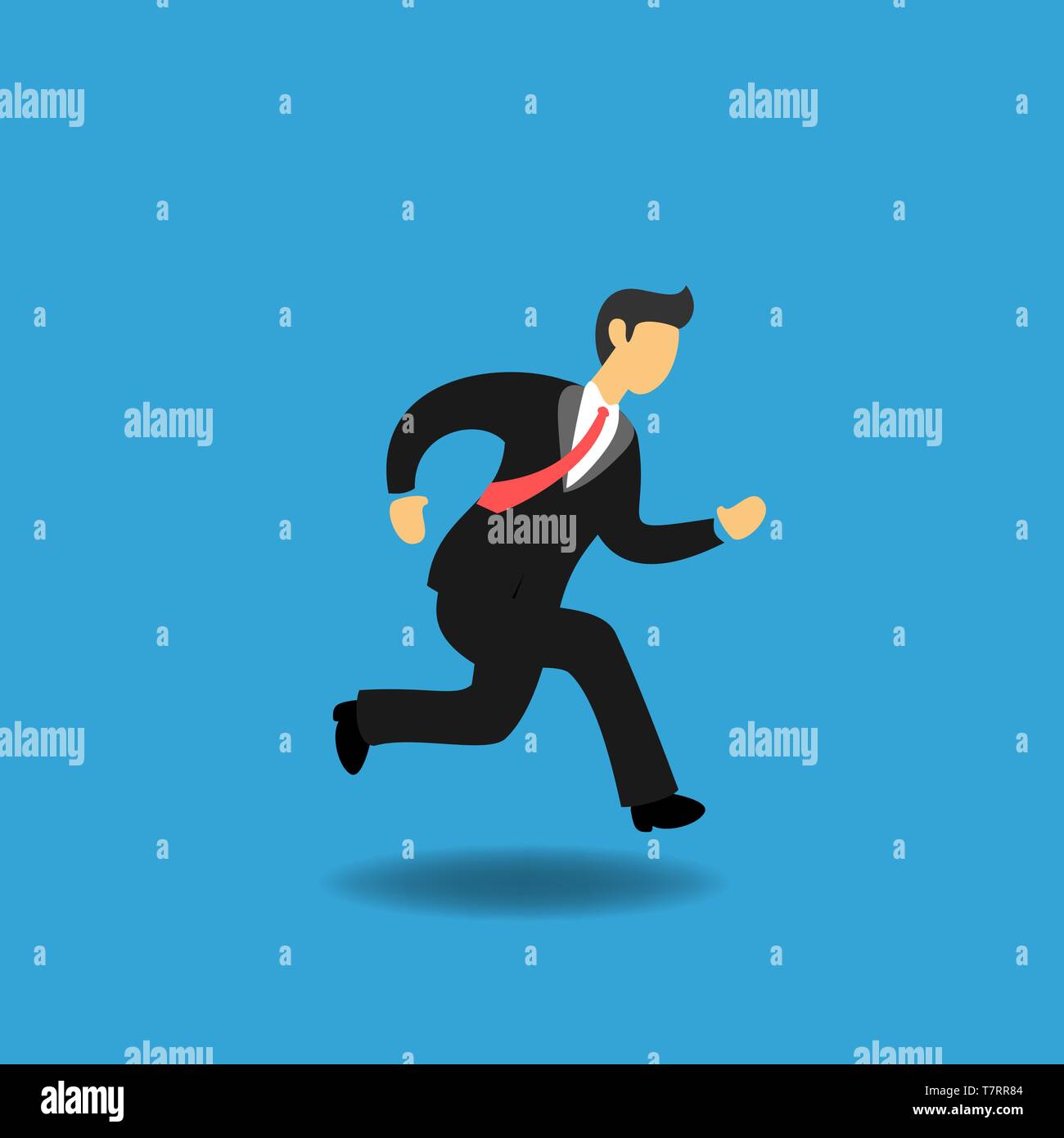 Executive in running pose hi-res stock photography and images - Alamy