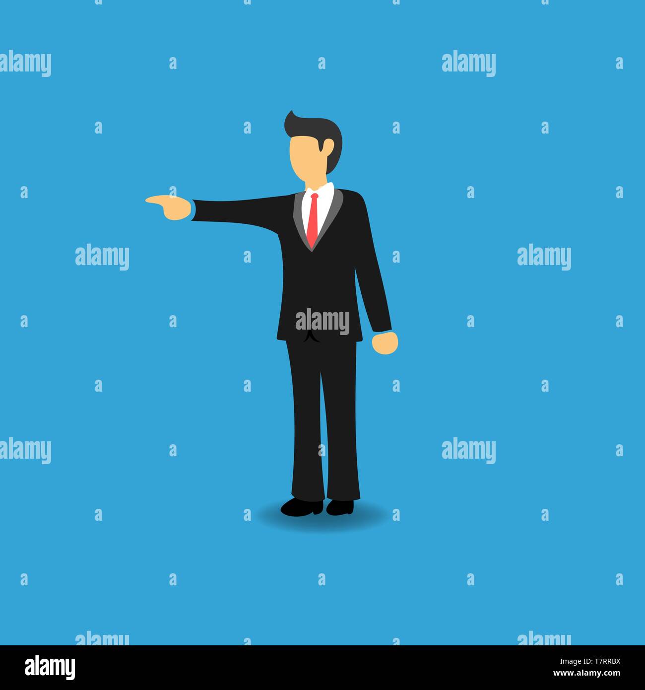 People pointing Stock Vector Images - Alamy