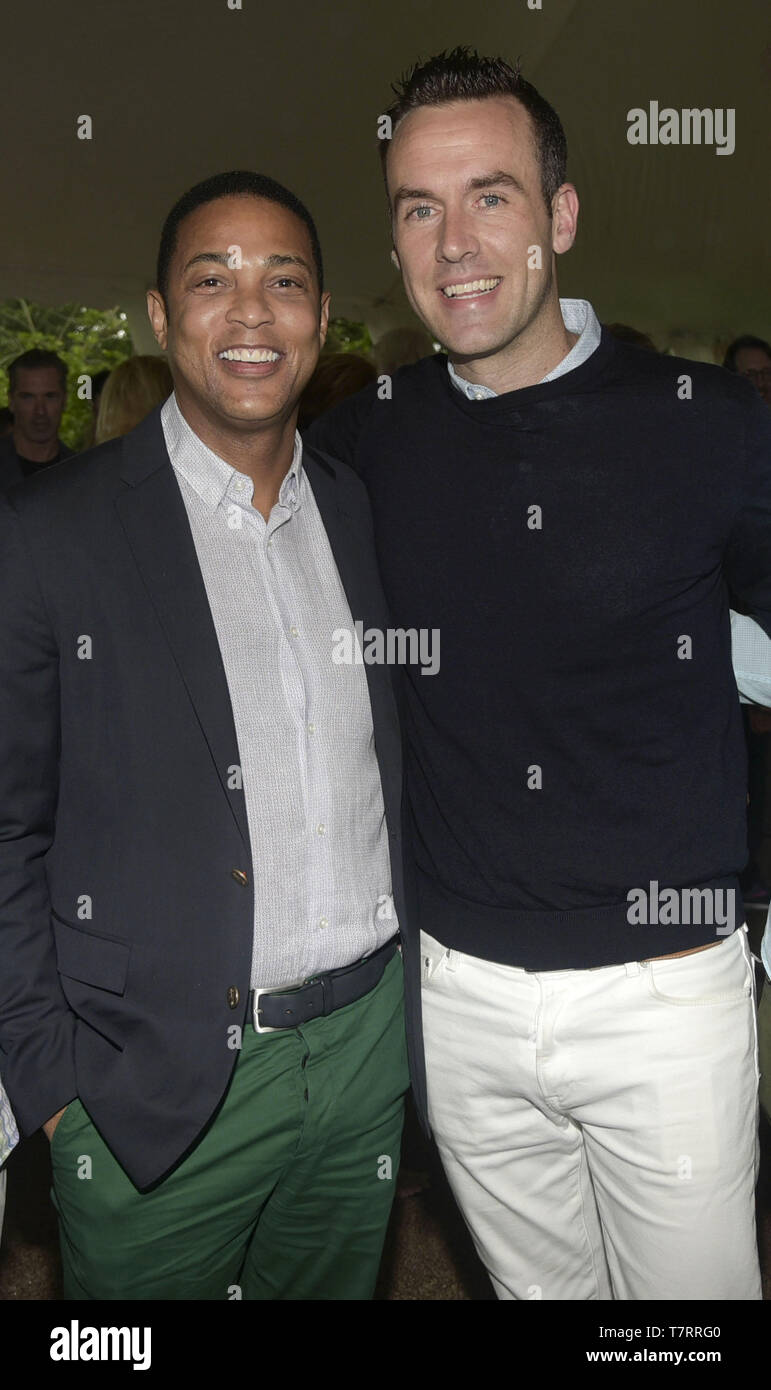 Don Lemon and partner Tim Malone attend the 12th Annual Get Wild Summer ...