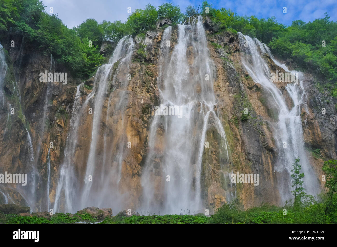 Veliki Slap Waterfall Plitvice Lakes National Park Stock Photo - Alamy
