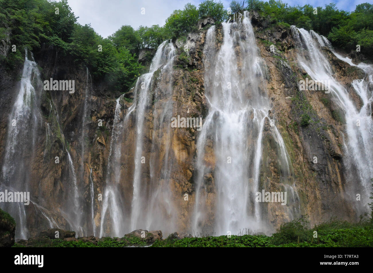 Veliki Slap Waterfall Plitvice Lakes National Park Stock Photo - Alamy