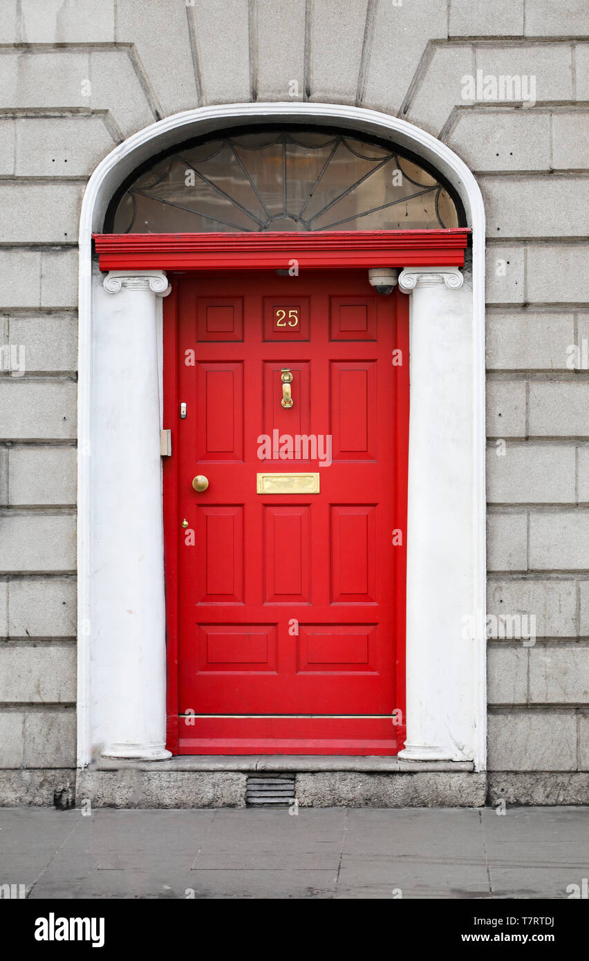 Famous Doors of Dublin, Ireland, Republic of Ireland Stock Photo - Alamy