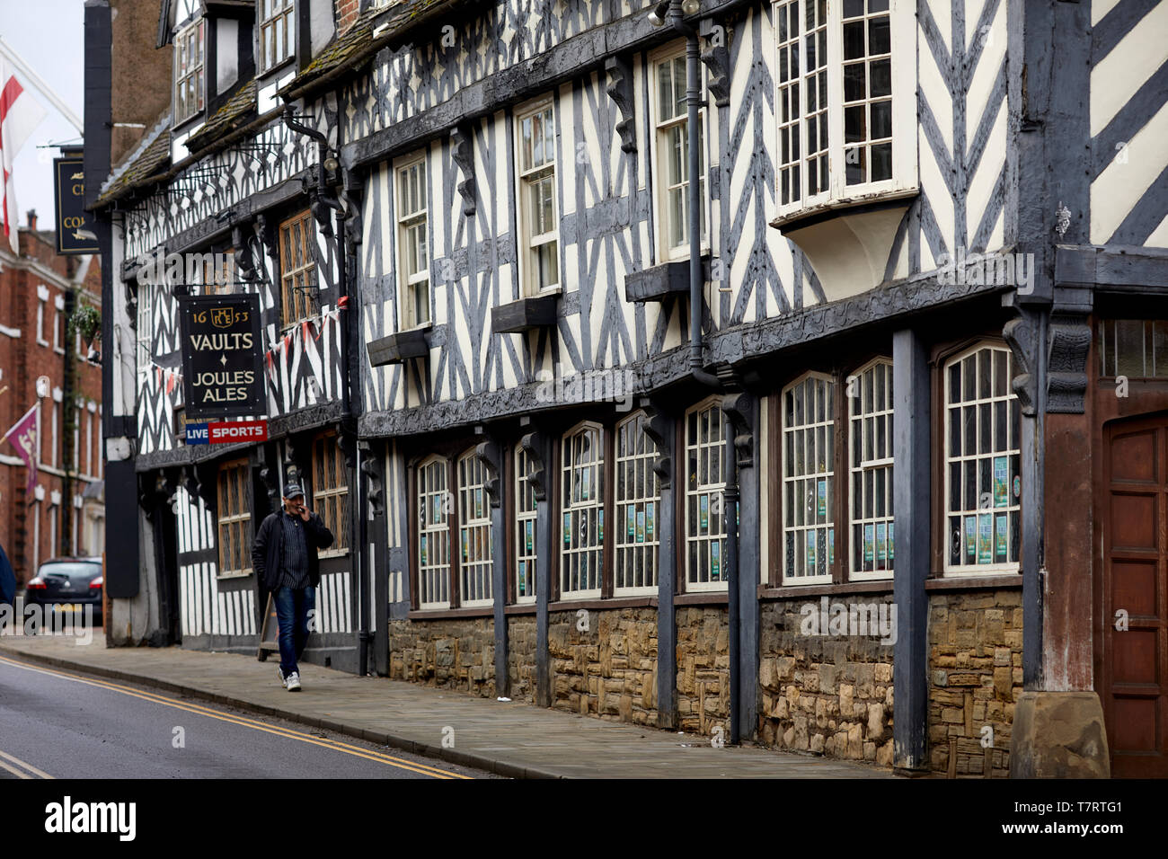 Market Drayton market town in north Shropshire, England. Tudor House ...