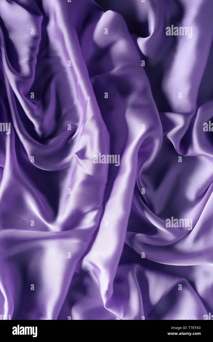 Silk satin fabric texture background, top view Stock Photo - Alamy