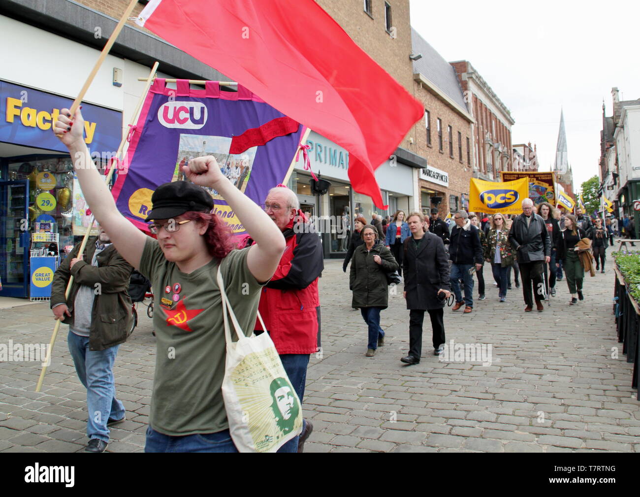 Labour day parade hi-res stock photography and images - Alamy