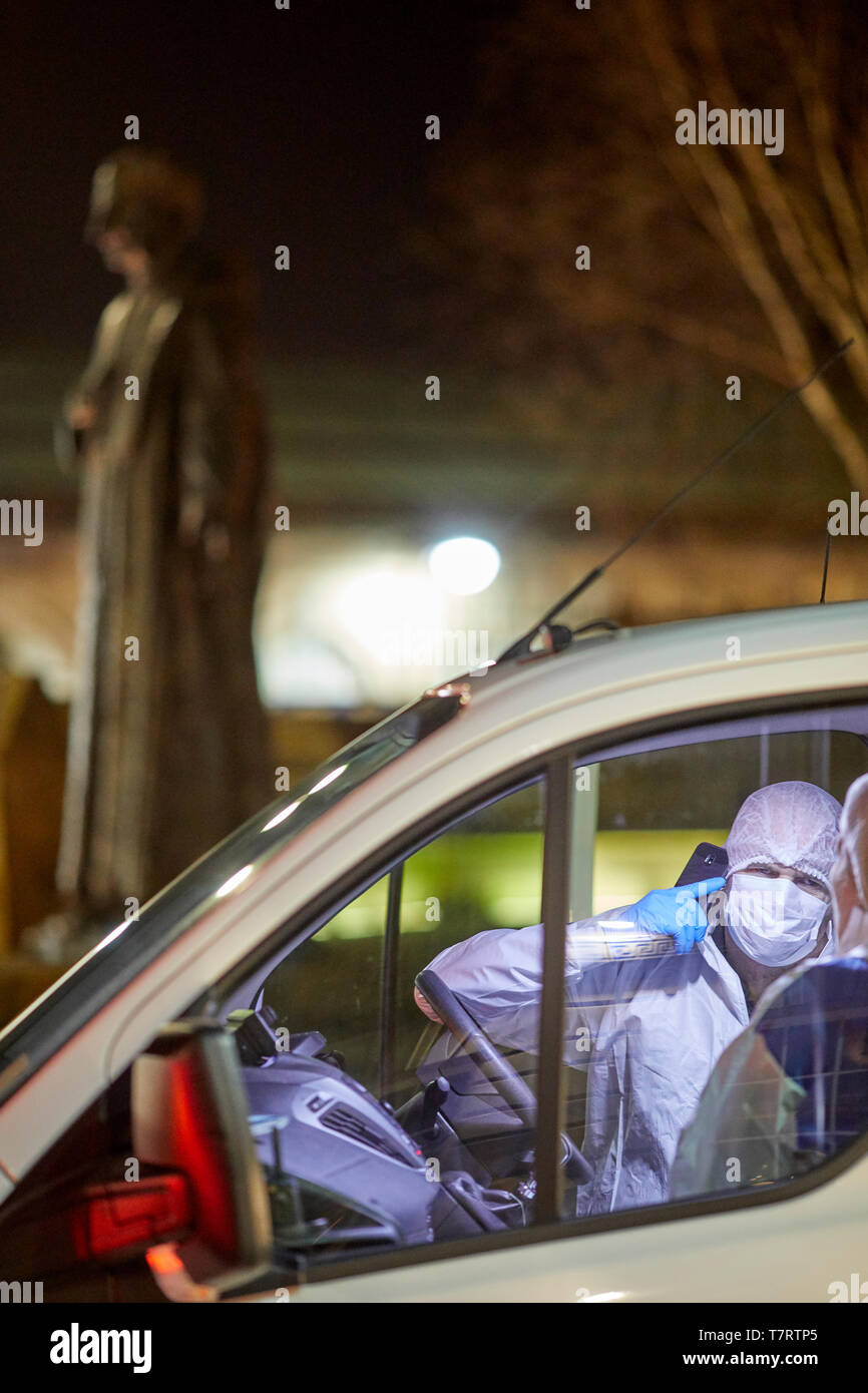 Forensic uniform hi-res stock photography and images - Alamy