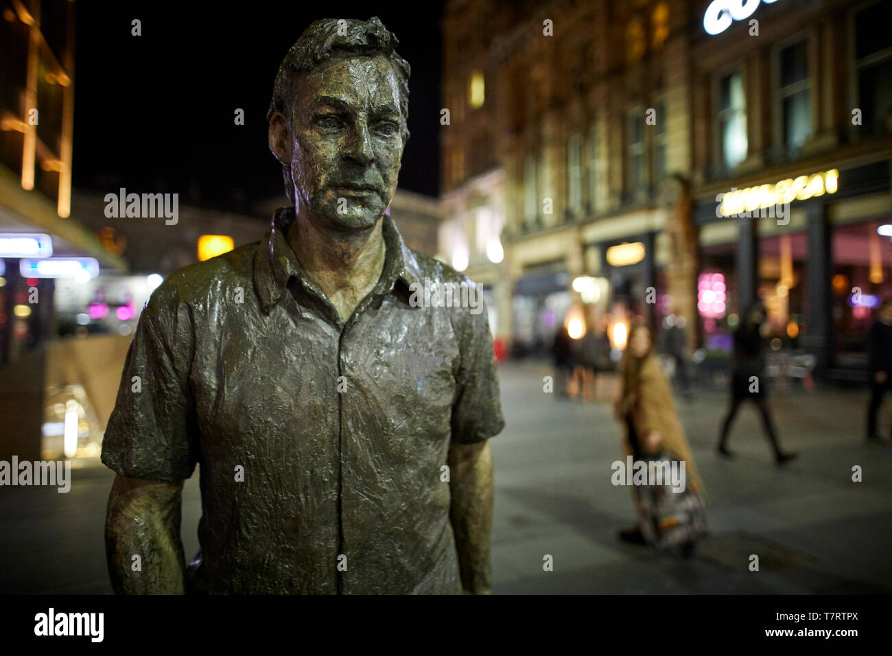 Iconic Newcastle upon Tyne Grainger Street Sculpture Stock Photo - Alamy