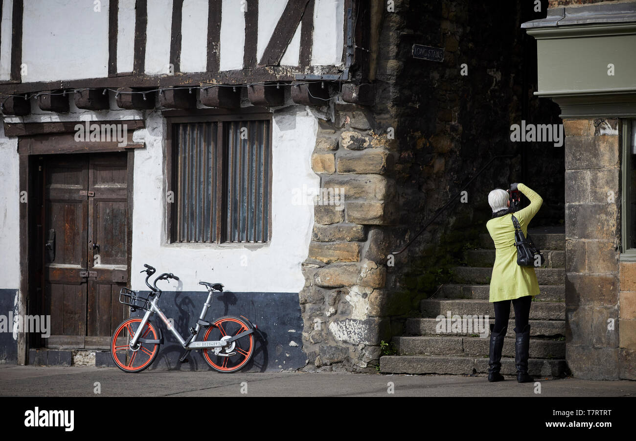 Iconic Newcastle upon Tyne, Long Stairs Stock Photo - Alamy