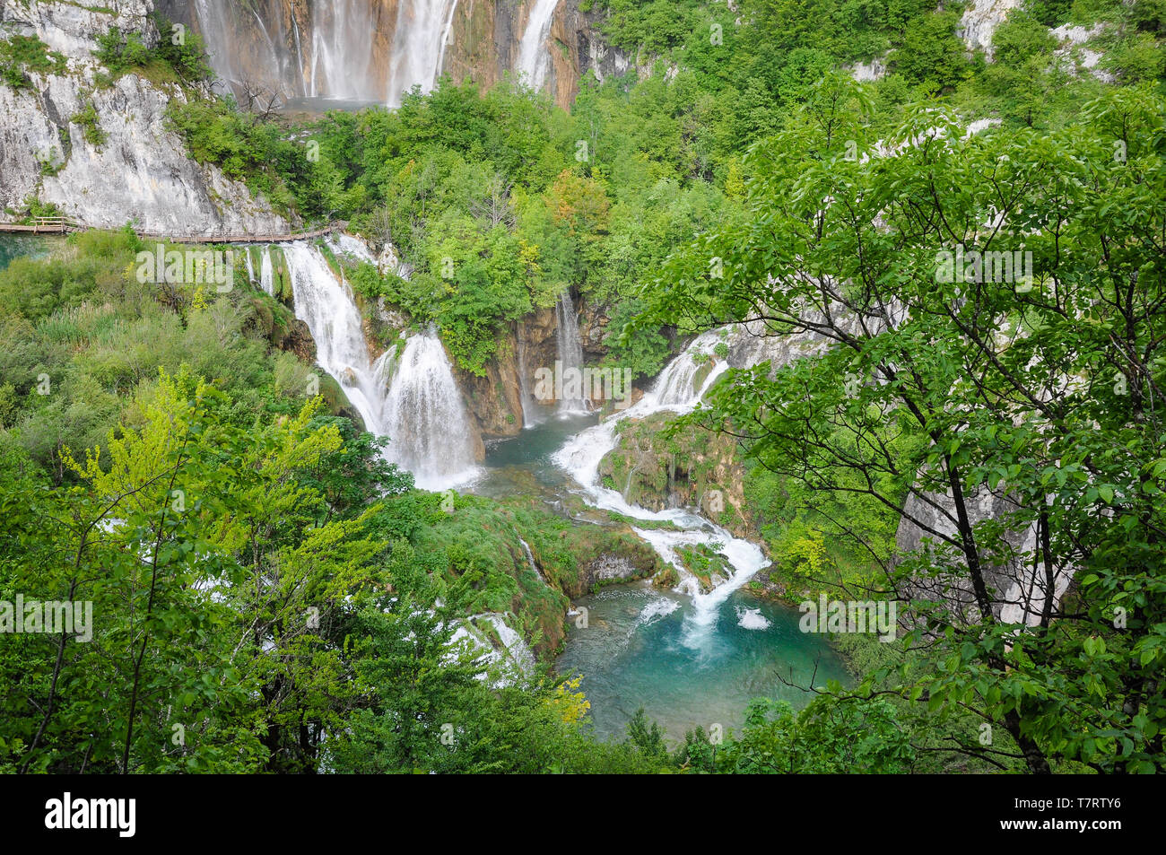 Veliki Slap Waterfall Plitvice Lakes National Park Stock Photo - Alamy