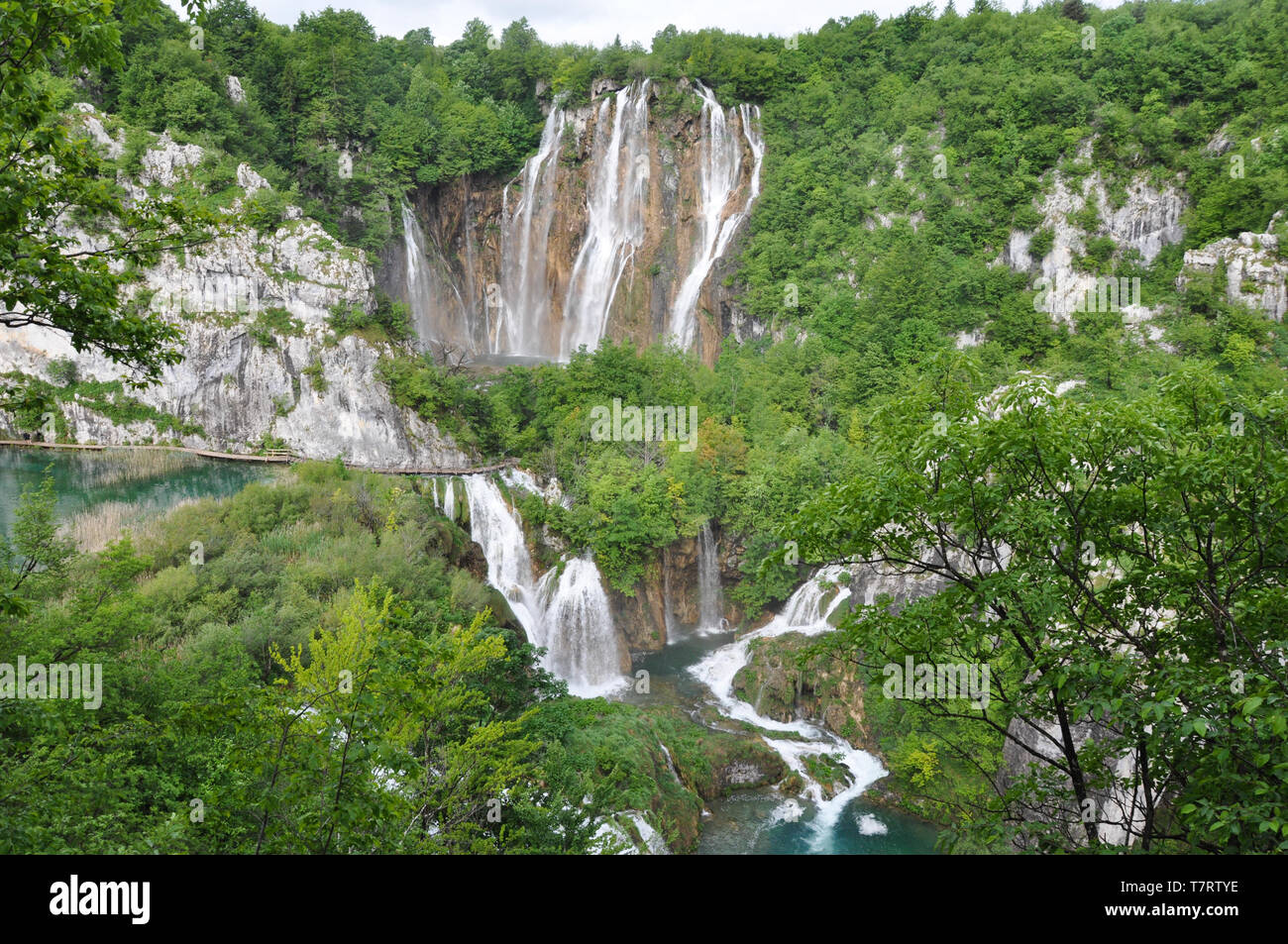 Veliki Slap Waterfall Plitvice Lakes National Park Stock Photo - Alamy