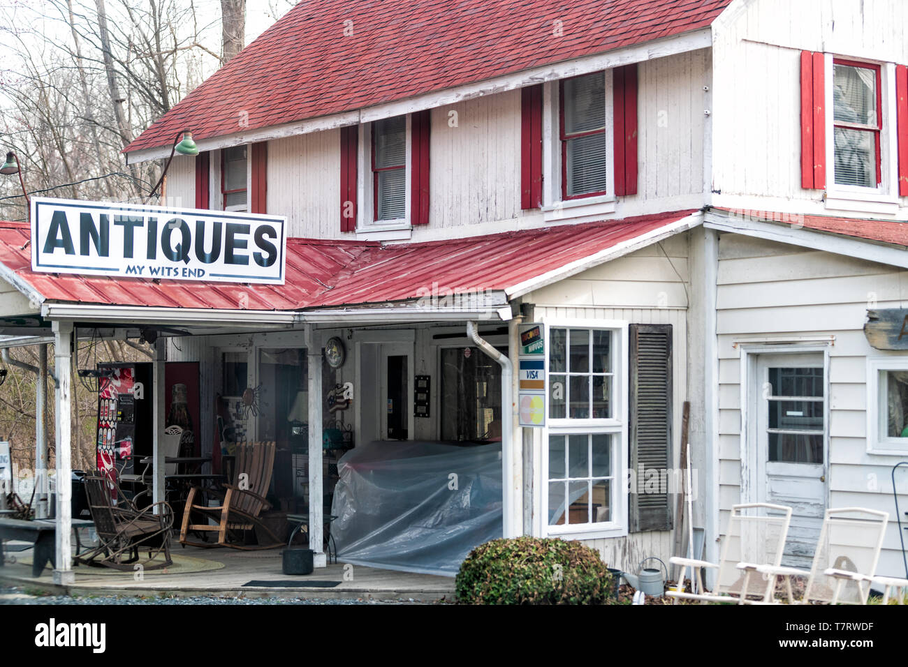 Wits end sign hi-res stock photography and images - Alamy