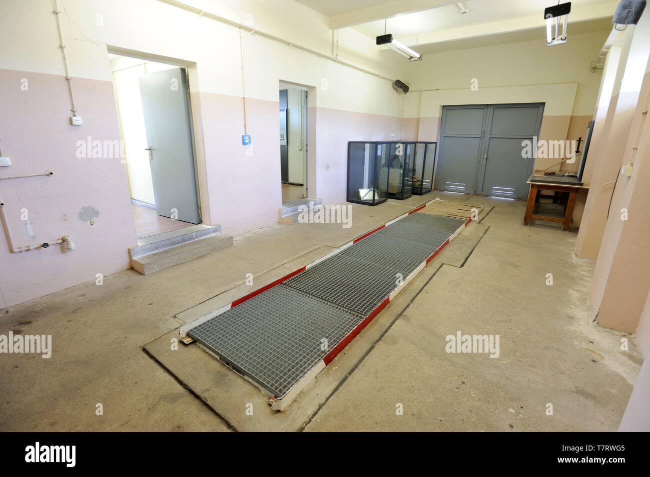 Germany, Saxony Anhalte, Marienborn, Memorial, Checkpoint Alpha ...