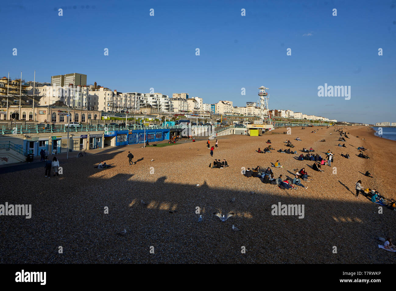 Brighton seafront bars hi-res stock photography and images - Alamy