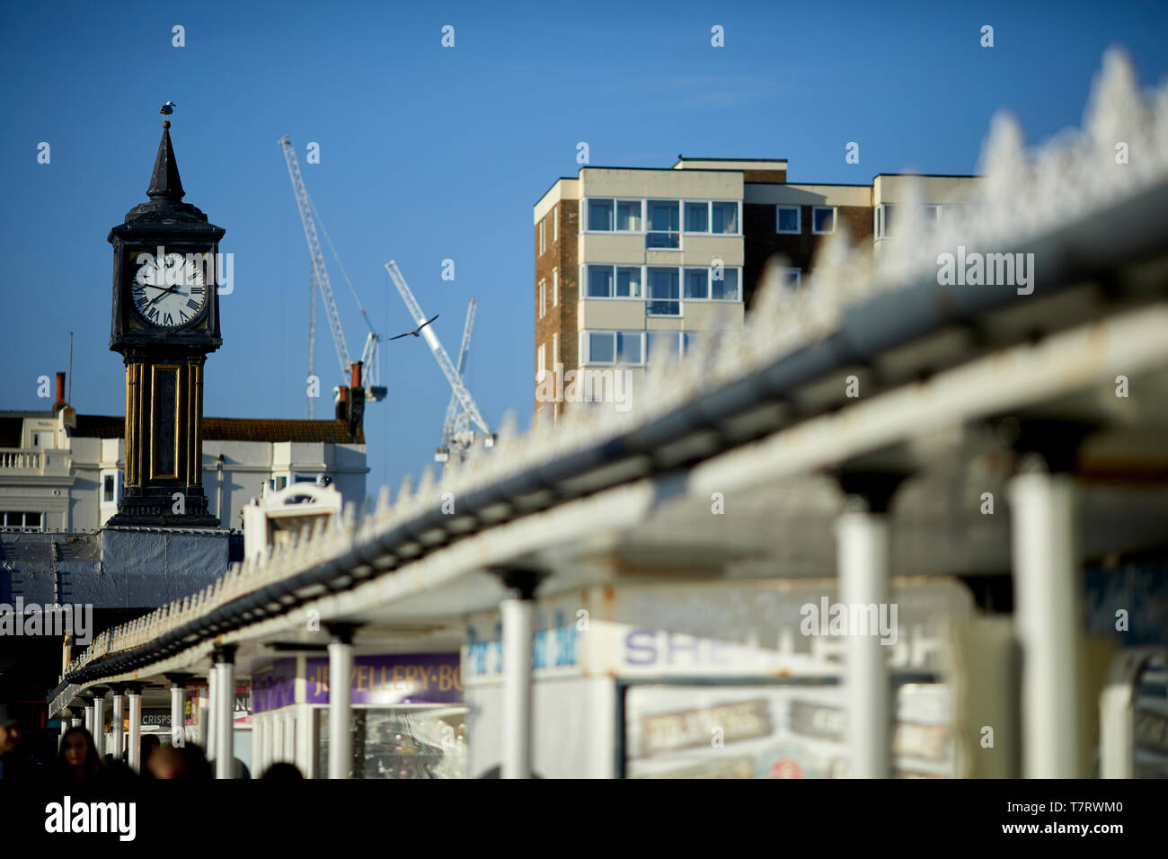 Brighton is town on the south coast of great britain hi-res stock ...