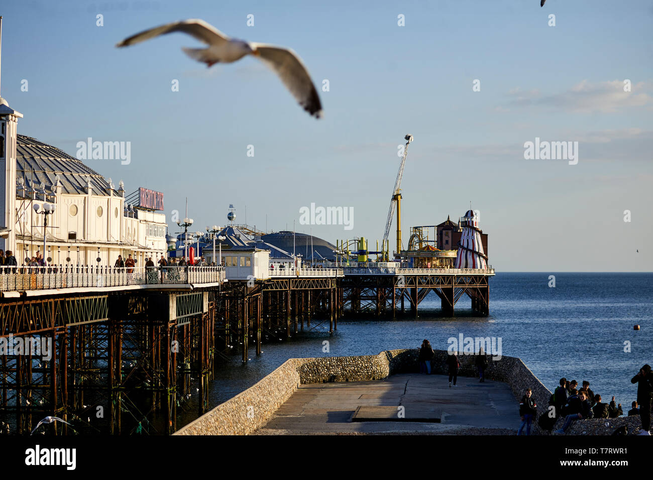 Brighton is town on the south coast of great britain hi-res stock ...