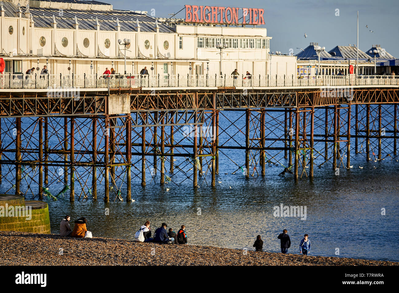 Brighton is town on the south coast of great britain hi-res stock ...