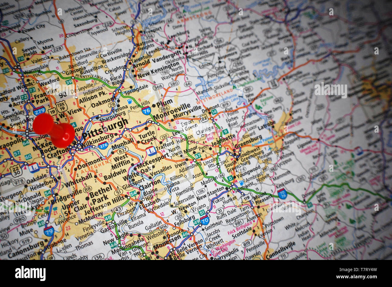 Pittsburgh Pennsylvania Map