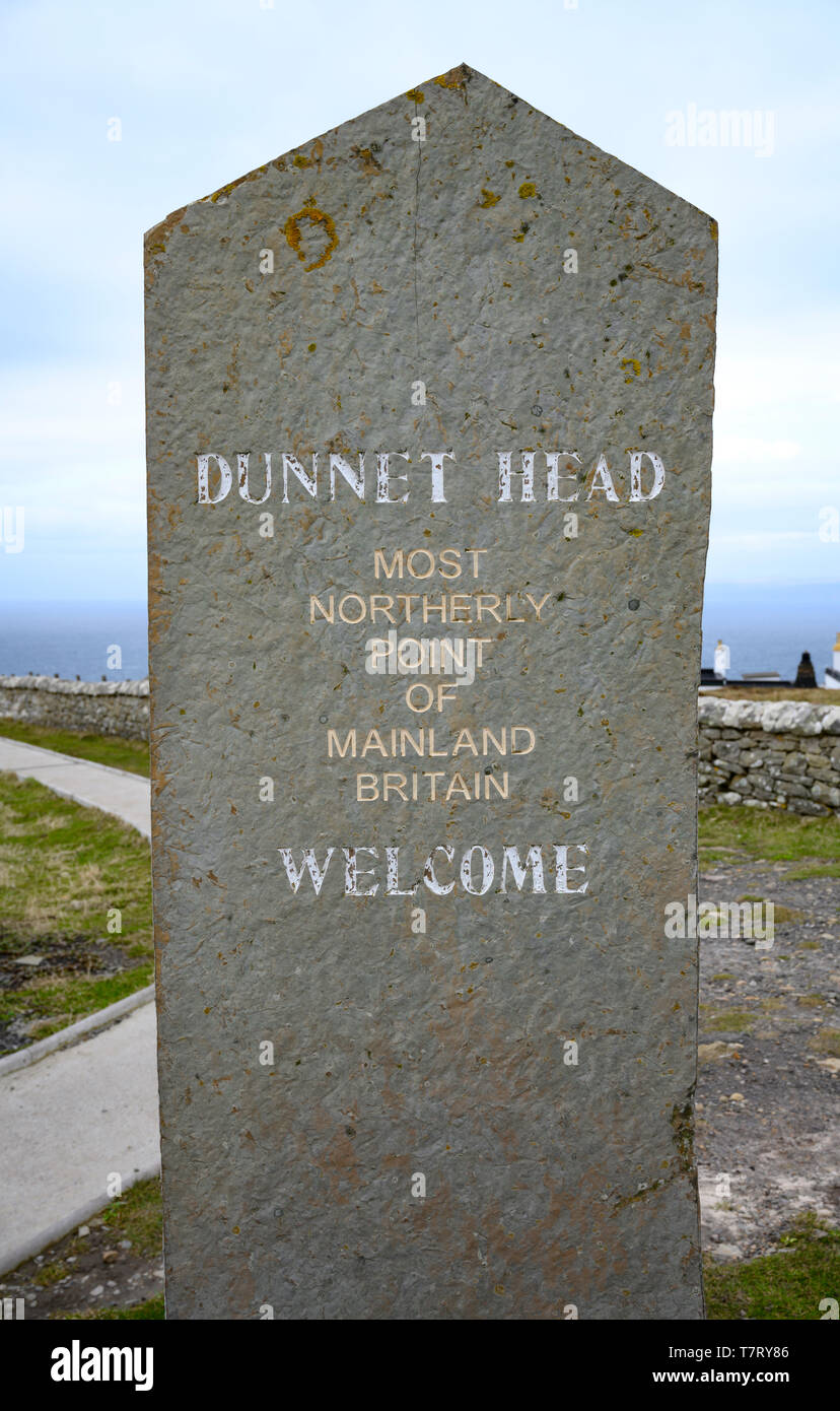 View of Dunnet Head Britains Most Northerly Point Stock Photo - Alamy