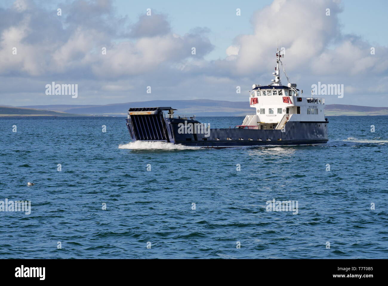 Inter island ferry in Orkney, Scotland, UK Stock Photo - Alamy